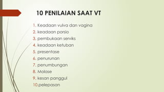 Pemeriksaan dalam kebidanan kandungan pemeriksaan obstetri | PPTX