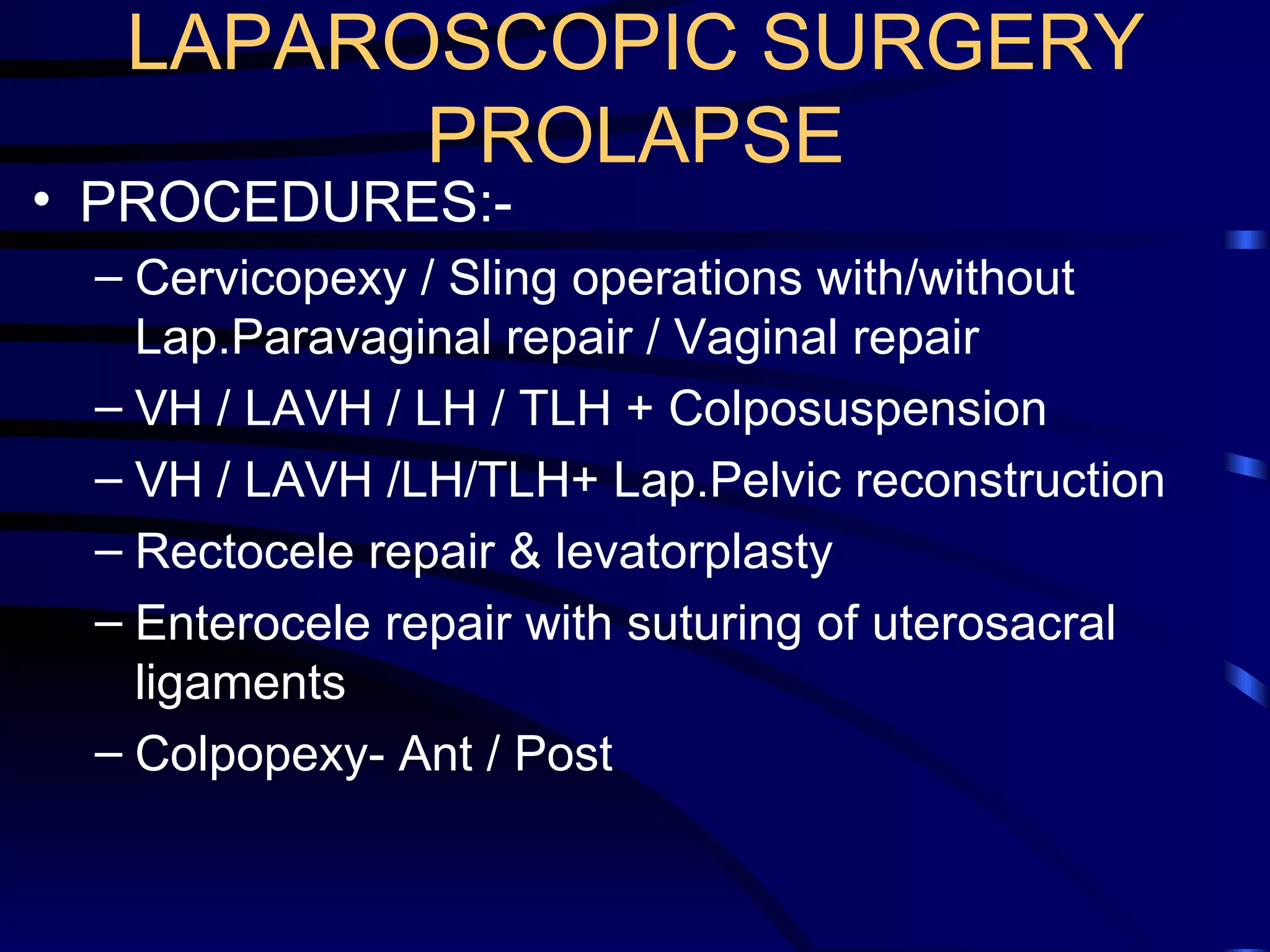 vaginal prolapse | PPT