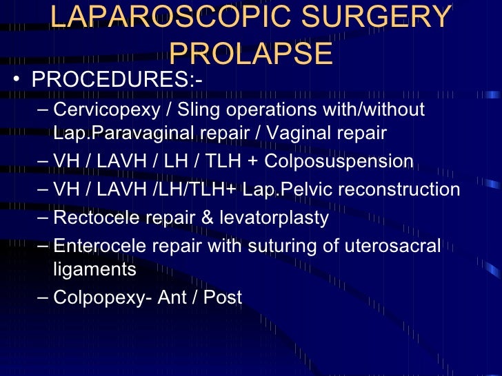 Vaginal Prolapse