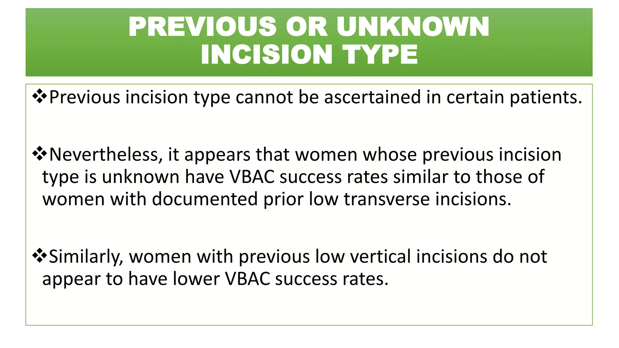 Vaginal Birth after caesarean section by Dr. Elioba J. Raimon | PPT