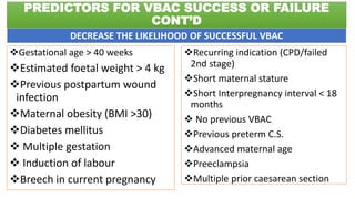 Vaginal Birth after caesarean section by Dr. Elioba J. Raimon | PPT