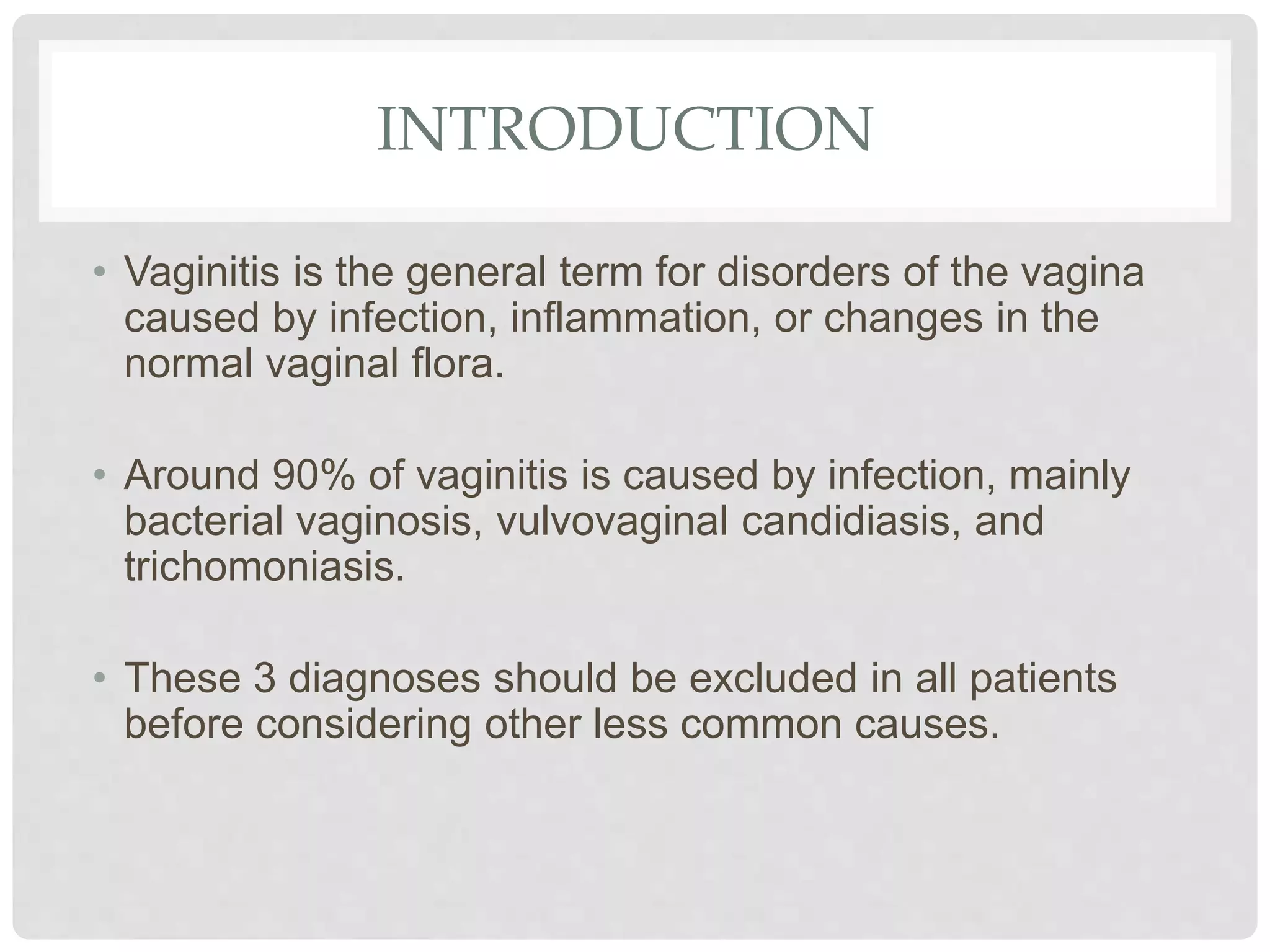 Vaginal Discharge | PPTX