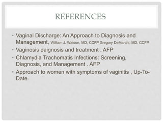Vaginal Discharge | PPTX