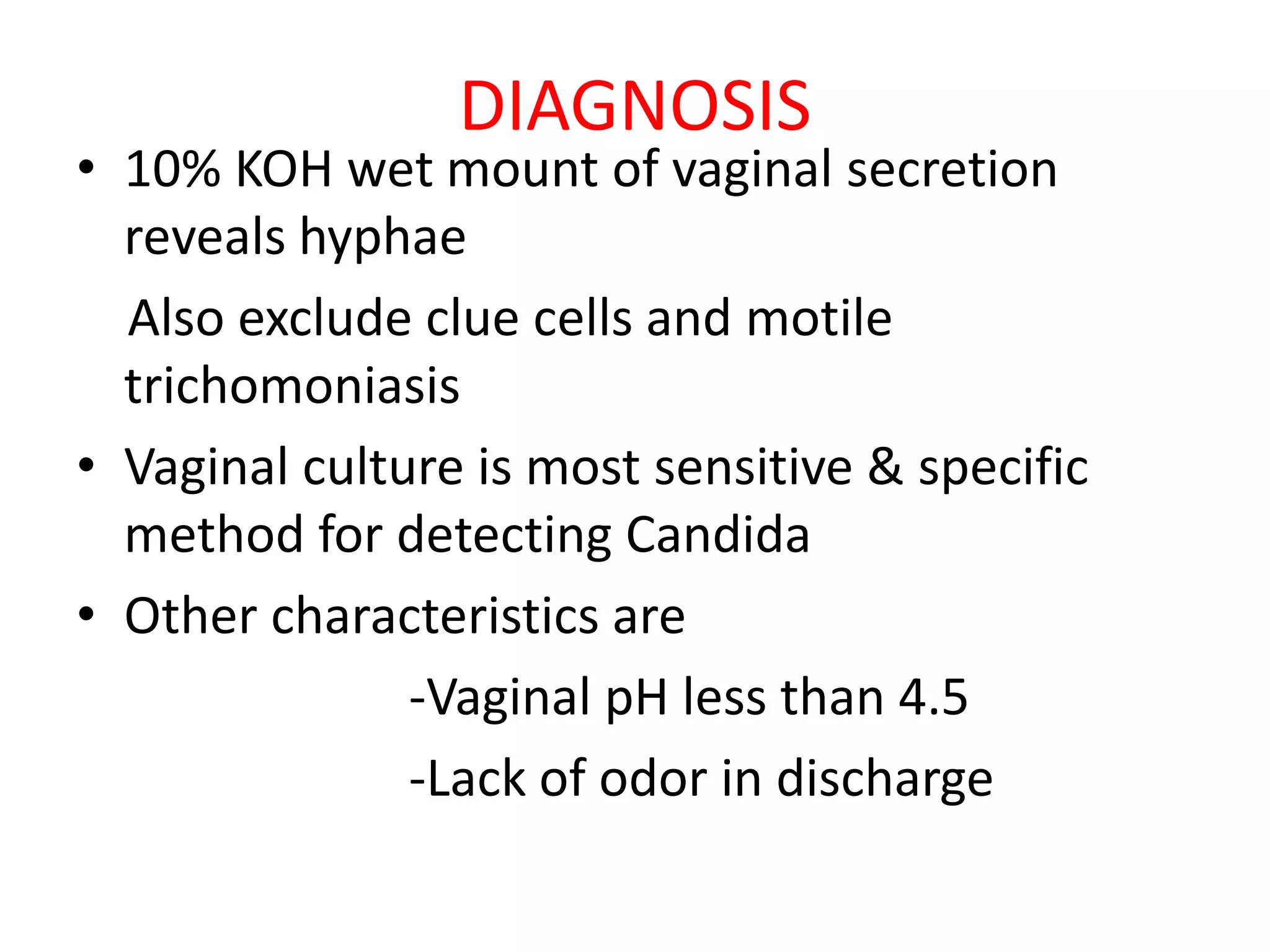 Vaginal discharge candidiasis | PPT