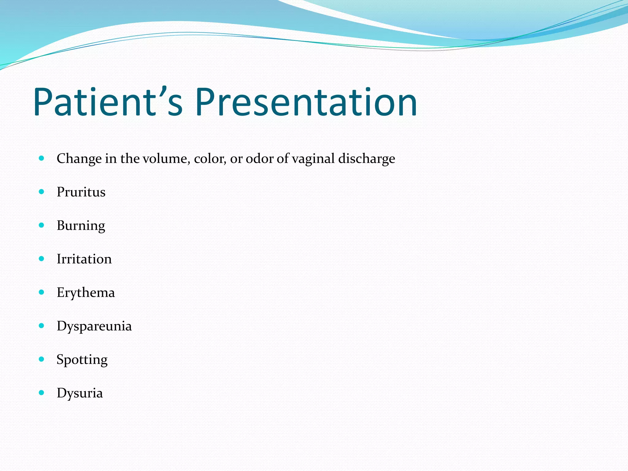 Vaginal Discharge syndrome and general management | PPTX