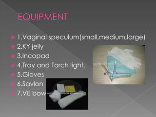 Pelvic Exam Instruments