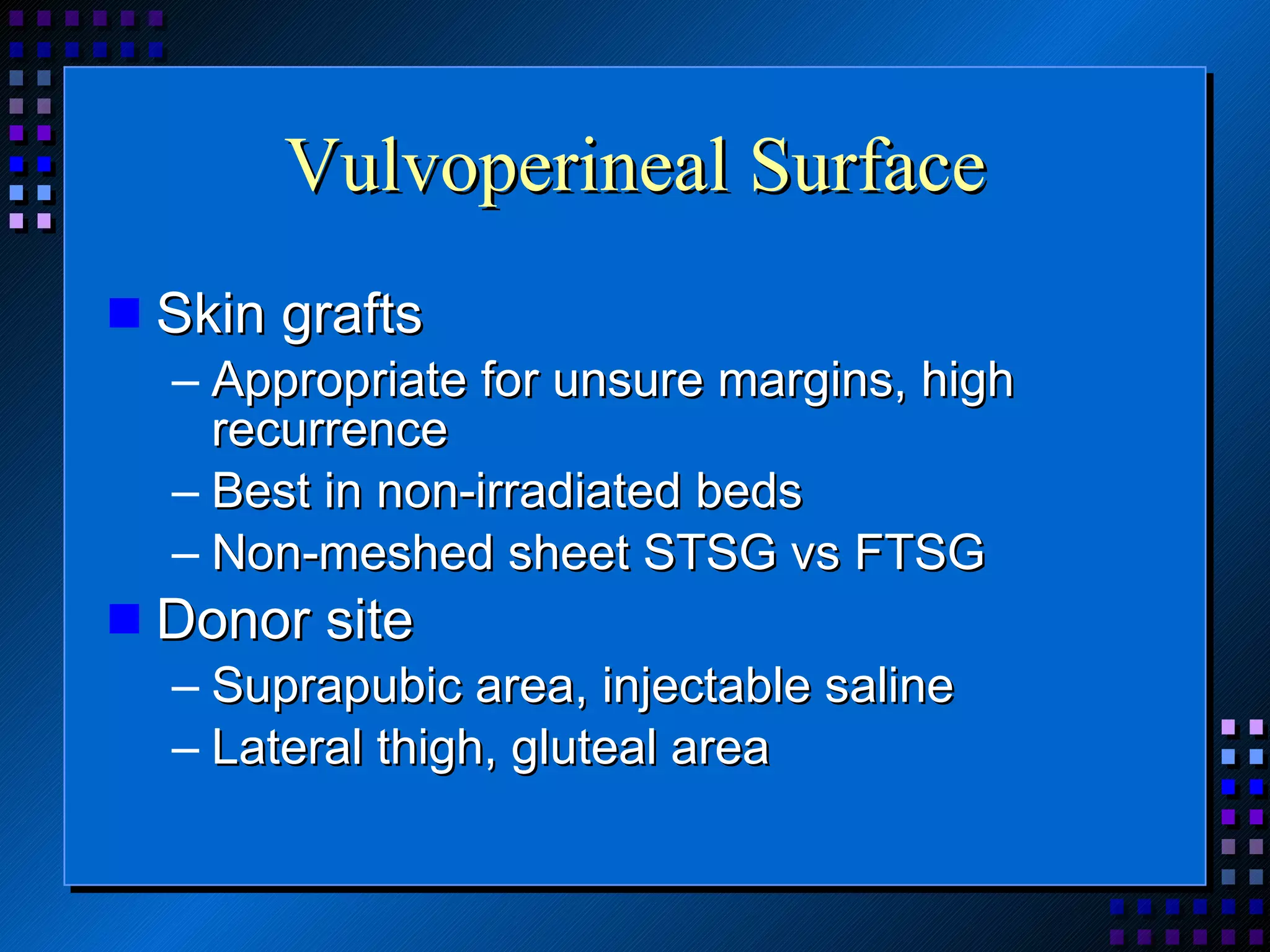 Vaginal & genitourinary reconstruction | PPT