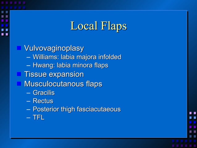 Vaginal & genitourinary reconstruction | PPT | Death, Injury, or ...