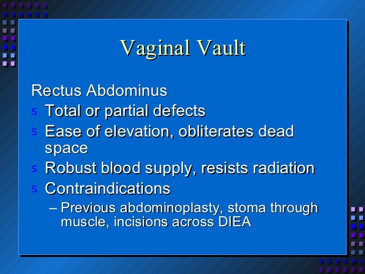 Vaginal & genitourinary reconstruction
