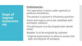 Vaginal hysterectomy- procedure intro.pptx