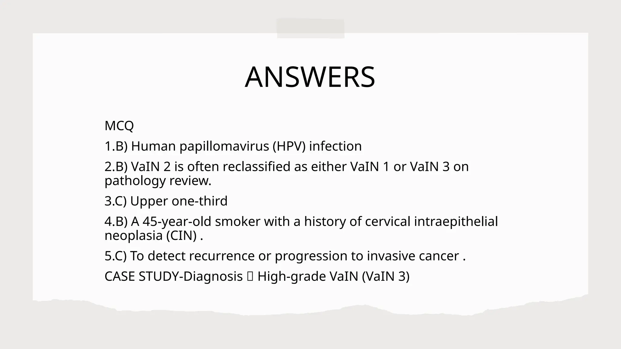 VAGINAL INTRAEPITHELIAL NEOPLASIAAAAAAAA | PPTX