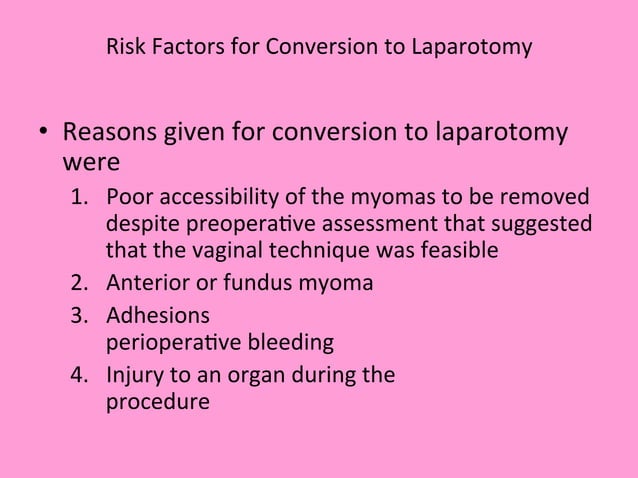 Vaginal myomectomy | PPT