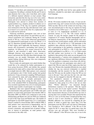 Vaginal ring adherence_in_sub-saharan_africa_expul | PDF