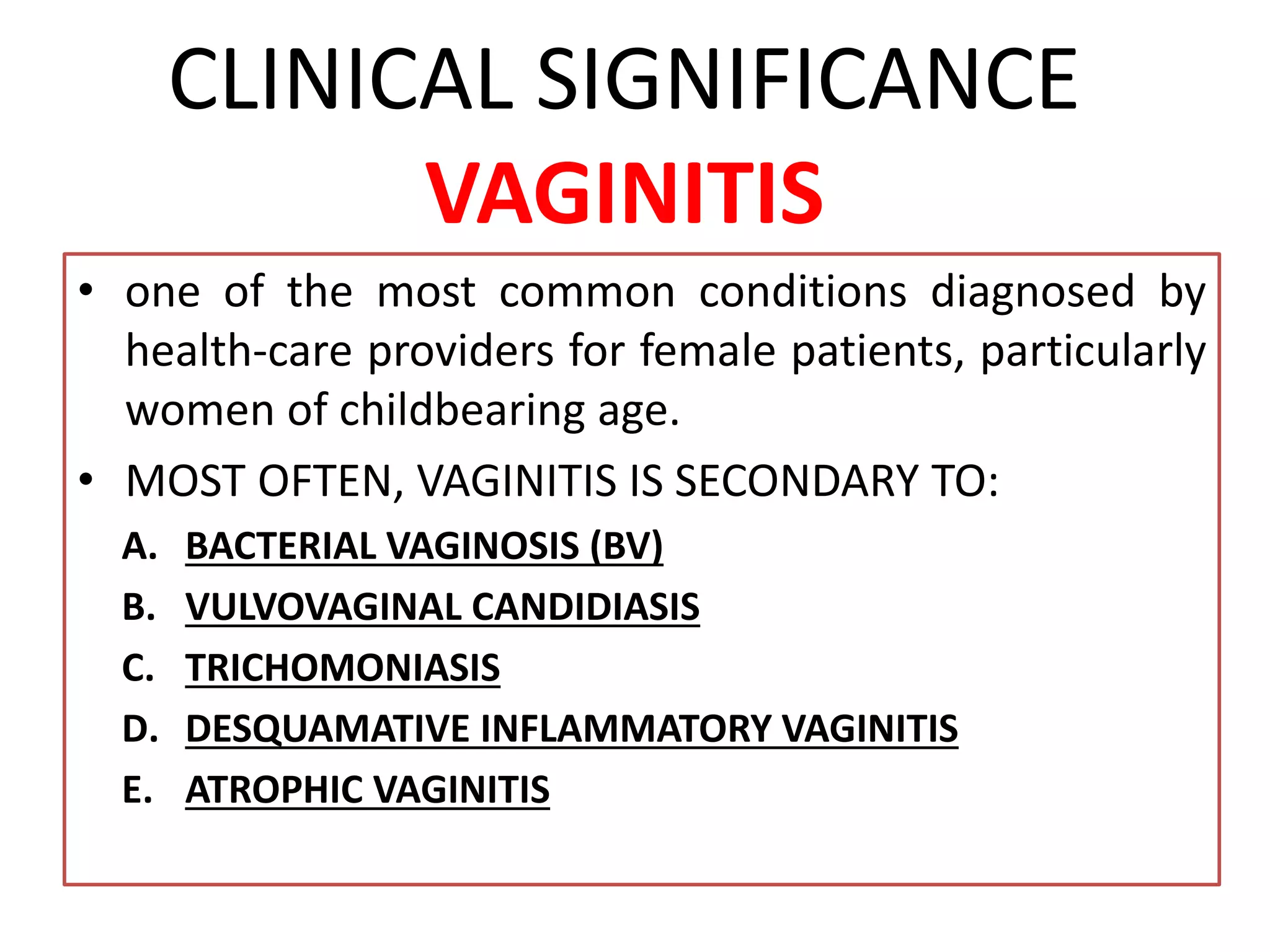 Vaginal secretions | PPTX