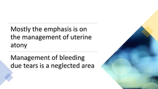 Vaginal tamponade | PPT