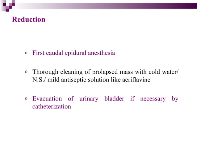 Vaginal & uterine prolapse in cattle | PPT | Pregnancy | Reproductive ...