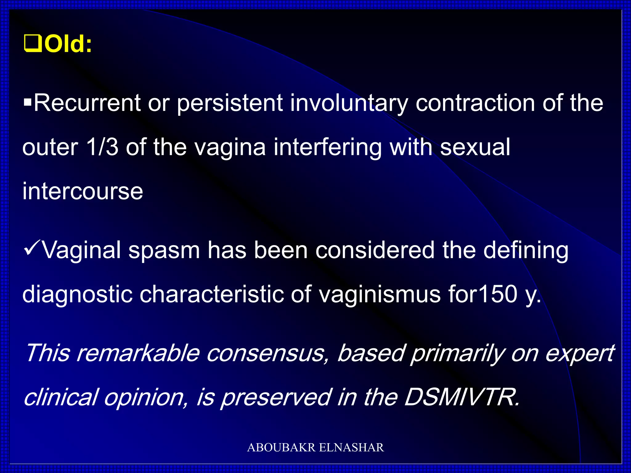Vaginismus | PDF