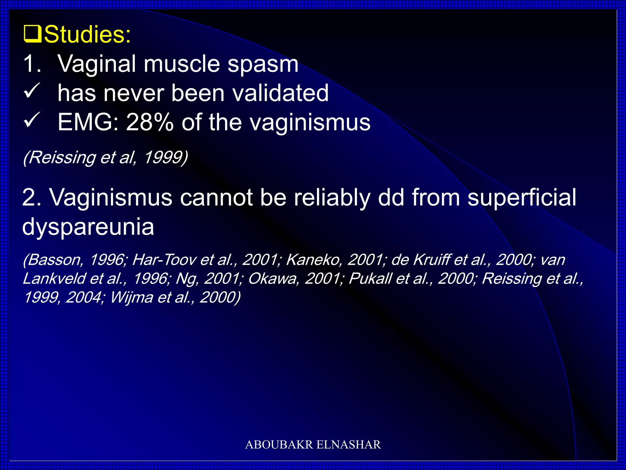 Vaginismus | PDF
