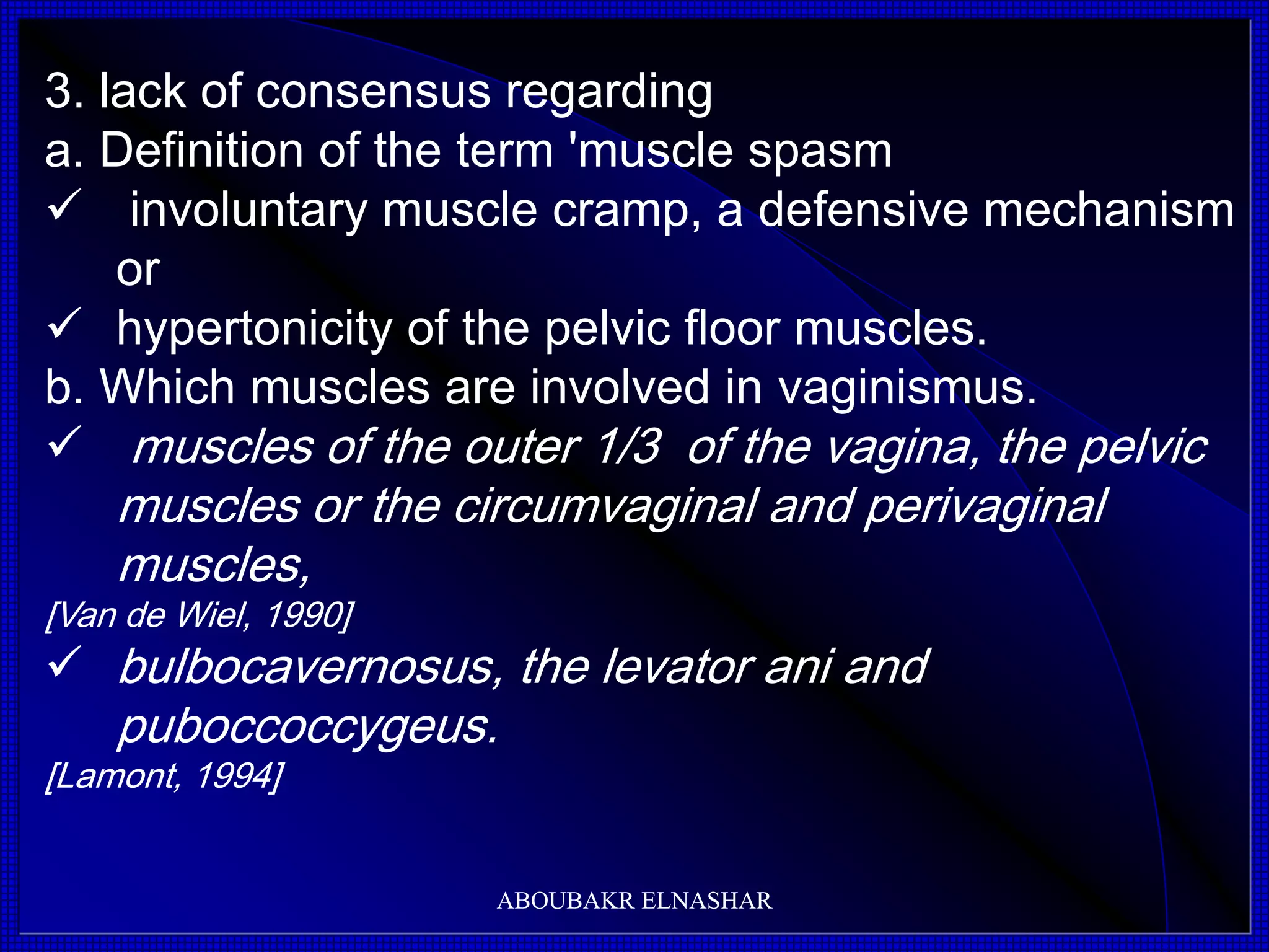 Vaginismus | PDF