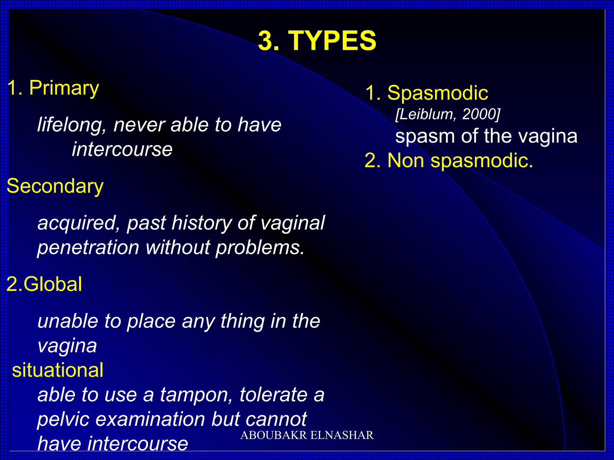 Vaginismus | PDF