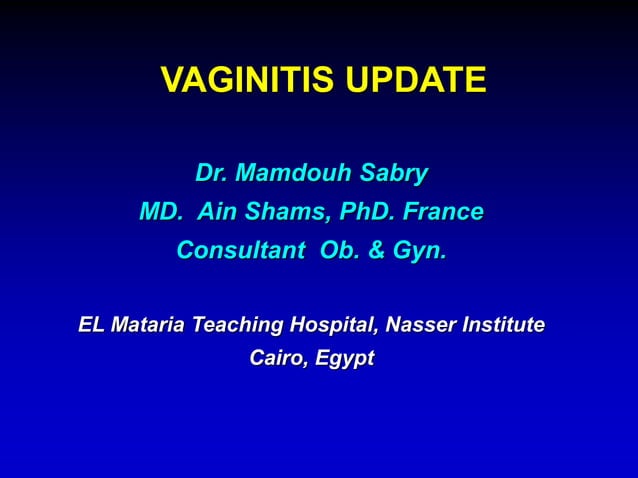 Vaginitis | PPT