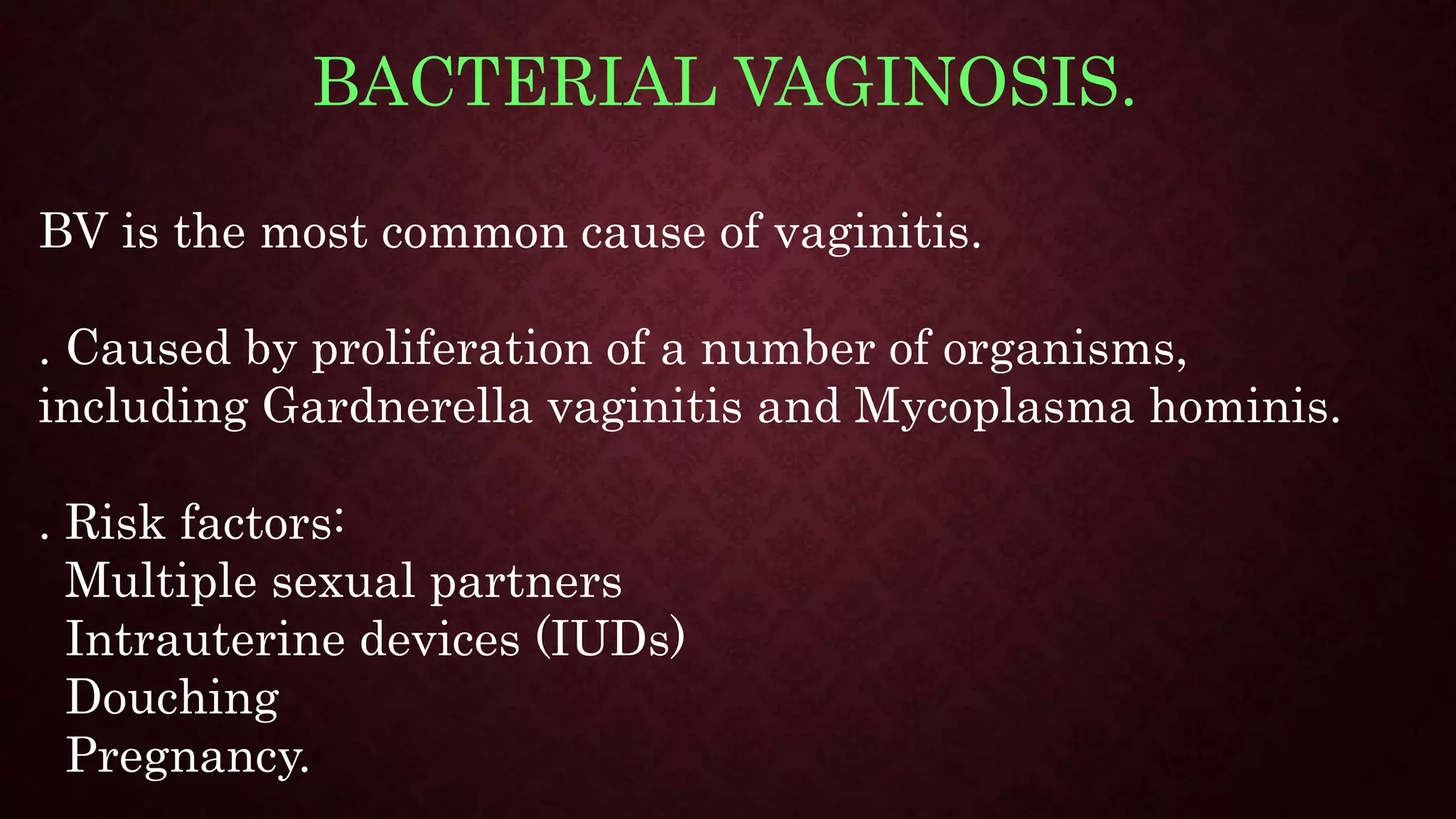Vaginitis- vaginal discharge all medical information | PPTX | Sexual ...