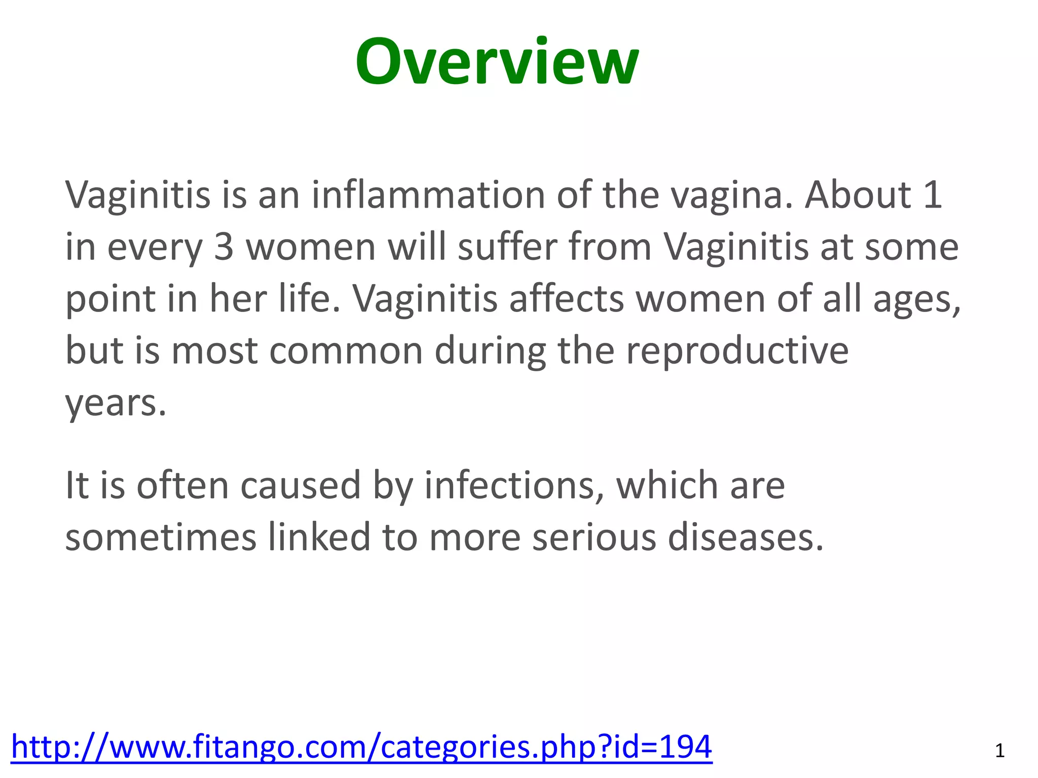 Vaginitis | PPTX