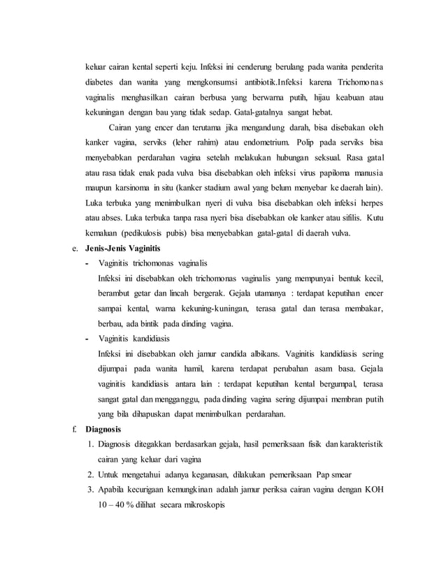 Vaginitis dan vulvitis | PDF