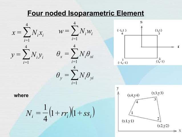 Finite Element Solution Using First Order Shear Deformation Theory For