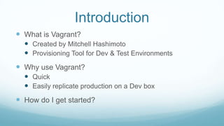 Vagrant Up in 5 Easy Steps | PPT
