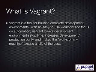 DevOps: Using Vagrant to Enhance Your Day to Day Development | PDF | Computer Software and ...