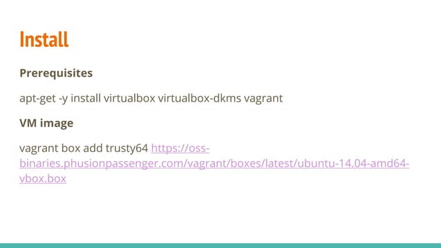 Vagrant | PPTX | Computer Software and Applications | Computing
