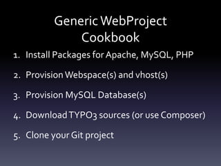 Automate your Development Environment with Vagrant & Chef | PPT
