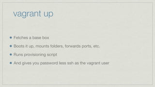 Vagrant+Puppet = #WIN | PPT | Free Download