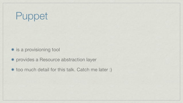 Vagrant+Puppet = #WIN | PPT | Free Download