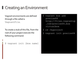 Development with Vagrant | PPTX