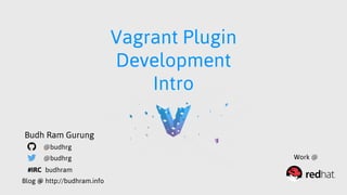 Vagrant plugin development intro | PPT