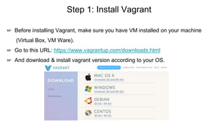 Vagrant step-by-step guide for Beginners | PPT