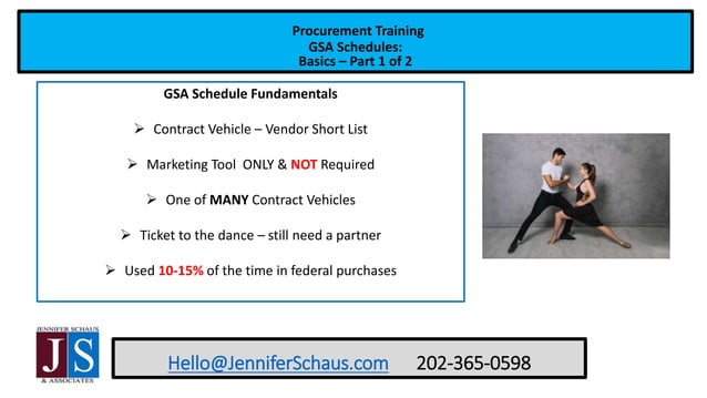 GSA Schedule Basics Part 1 | PPTX