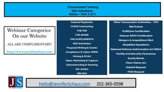 GSA Schedule Basics - Part 2 | PPTX