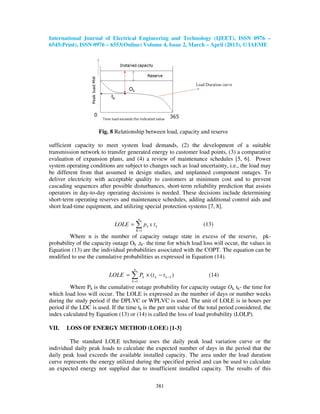 Vagueness concern in bulk power system reliability assessment methodology 2-3-4 | PDF