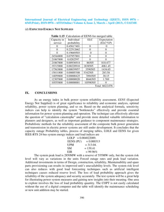 Vagueness concern in bulk power system reliability assessment methodology 2-3-4 | PDF