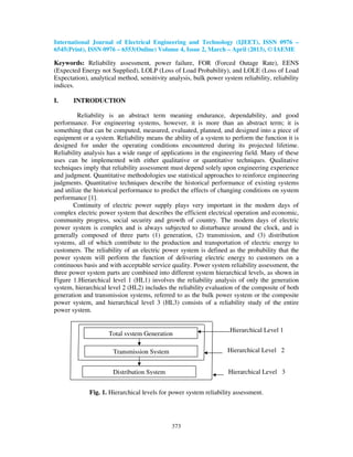 Vagueness concern in bulk power system reliability assessment methodology 2-3-4 | PDF
