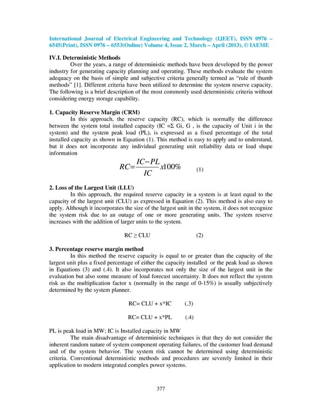 Vagueness concern in bulk power system reliability assessment methodology 2-3-4 | PDF