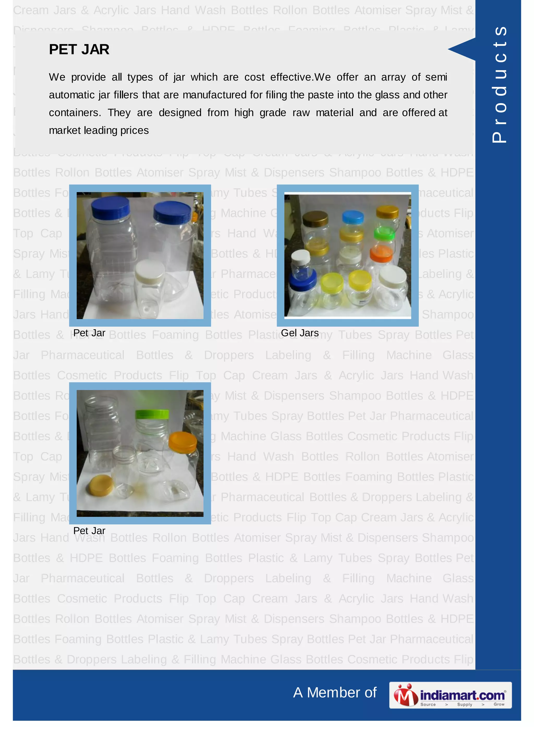 Vah International, Delhi, Plastic Jar & Bottle | PDF