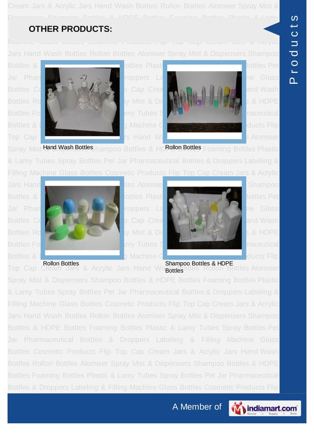 Vah International, Delhi, Plastic Jar & Bottle | PDF