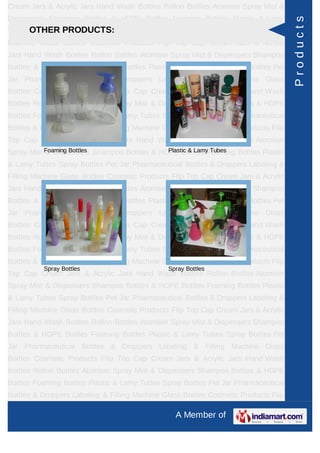 Vah International, Delhi, Plastic Jar & Bottle | PDF | Skin Care | Beauty