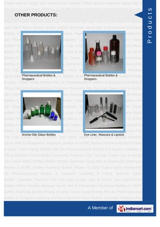 Vah International, Delhi, Plastic Jar & Bottle | PDF | Skin Care | Beauty