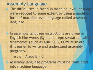 Vahida Akhter.ppt regardung computer languages | PPT | Computing ...