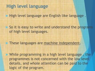 Vahida Akhter.ppt regardung computer languages | PPT | Computing ...